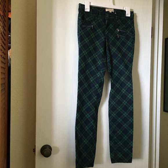 Rewind | Pants & Jumpsuits | Rewind Stretch Slim Fit Plaid Pants Size 3 ...